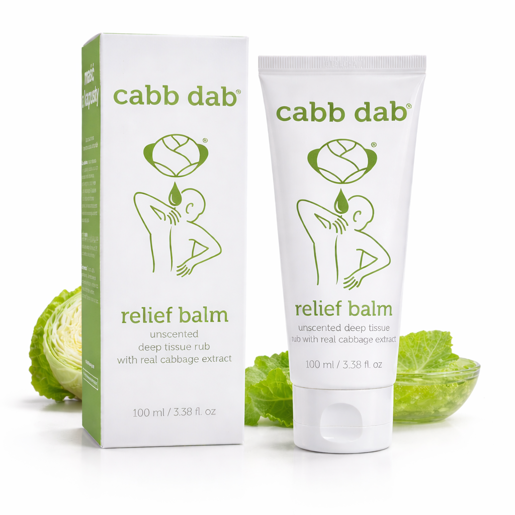 Cabb Dab Relief Balm with Cabbage Leaf Extract 100mL by Cabbage Labs ...