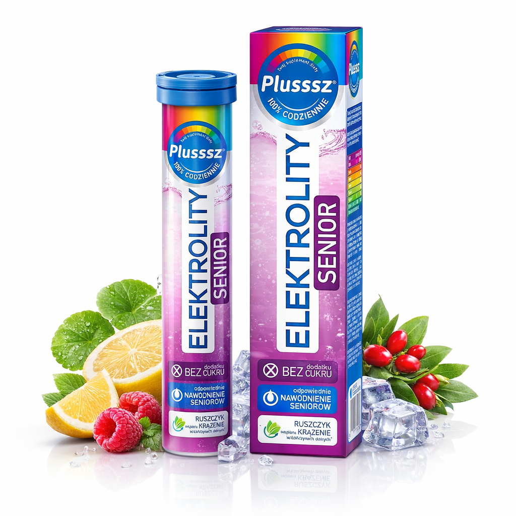 Plusssz Electrolytes Senior 24 Effervescent Tablets – Apteczka