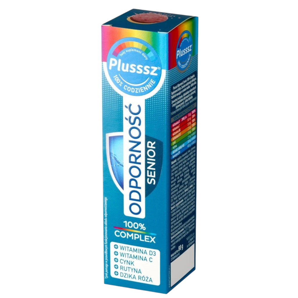 Plusssz Immunity Senior 20 Effervescent Tablets – Apteczka