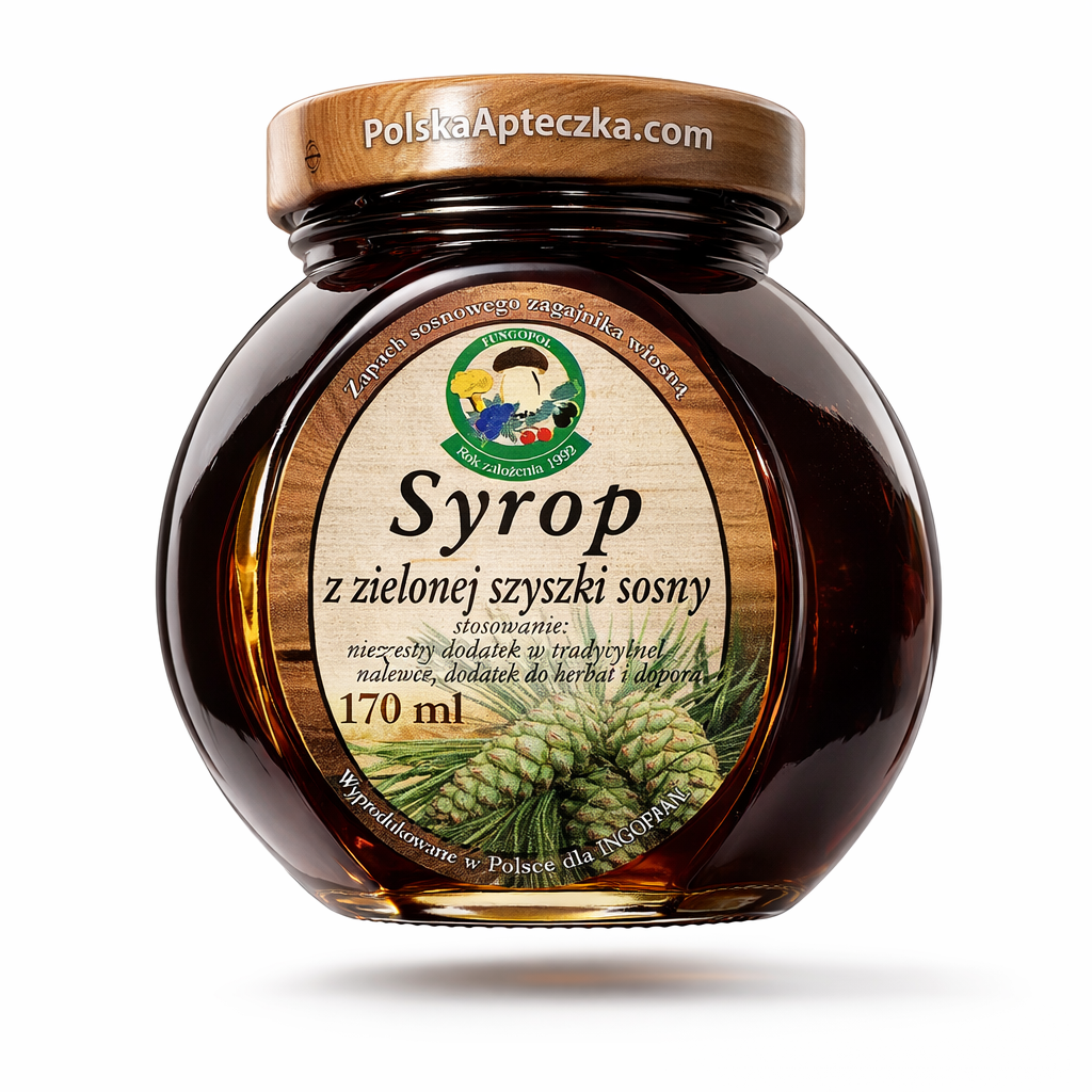 Green Pine Cone Syrup 170ml Fungopol – Apteczka