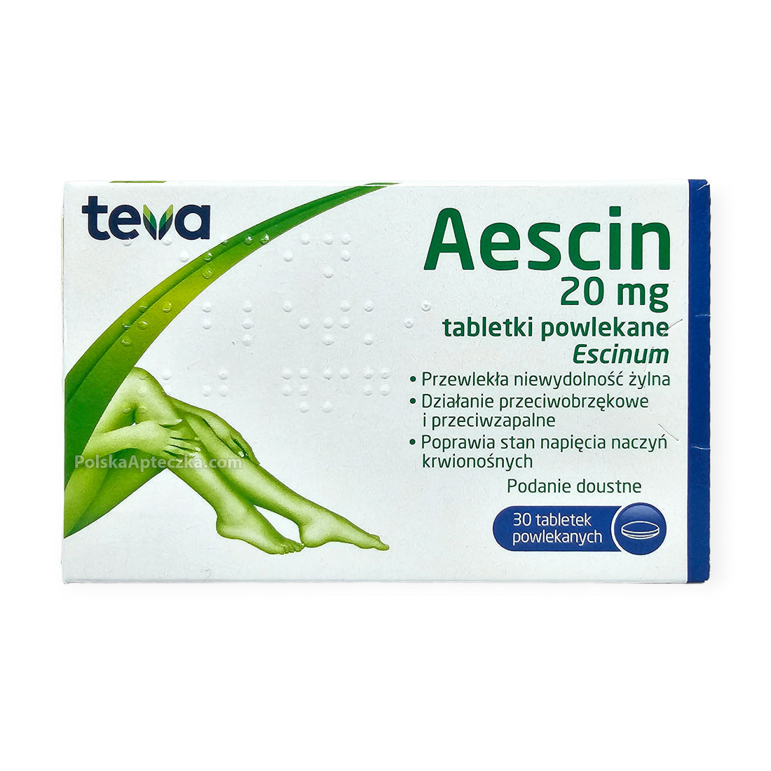 Aescin 20mg 30 tablets – Apteczka
