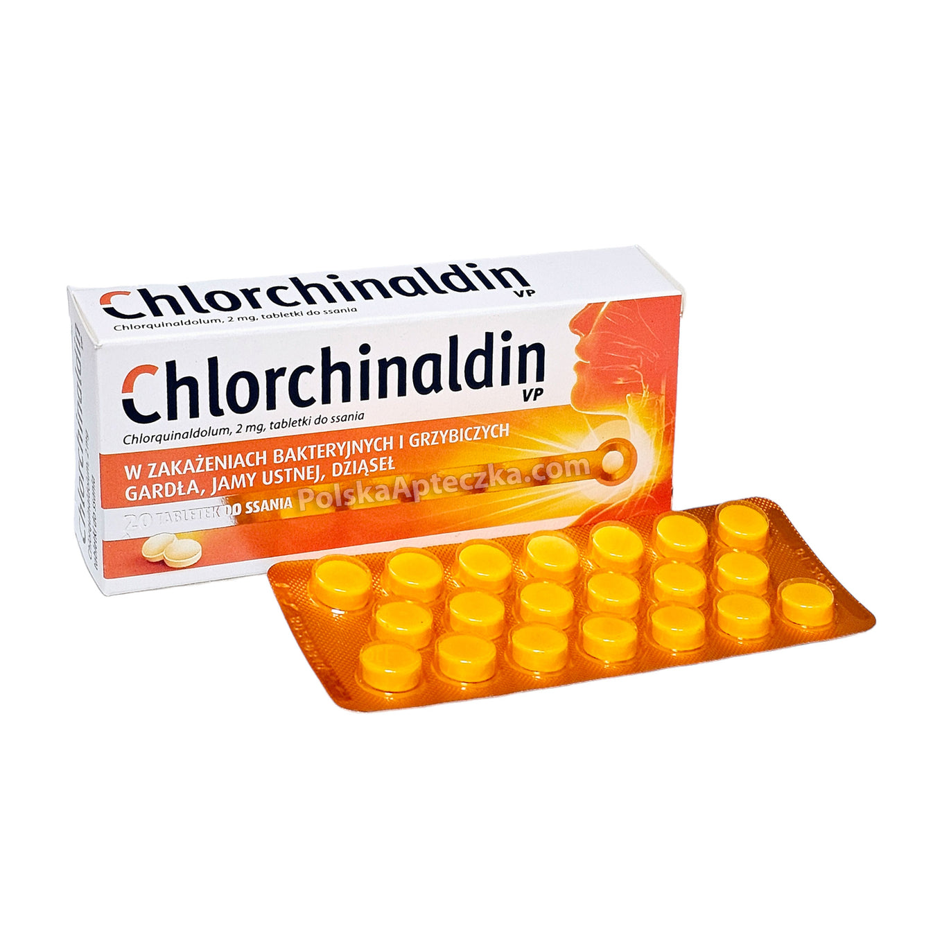 Chlorchinaldin 20 tablets – Apteczka