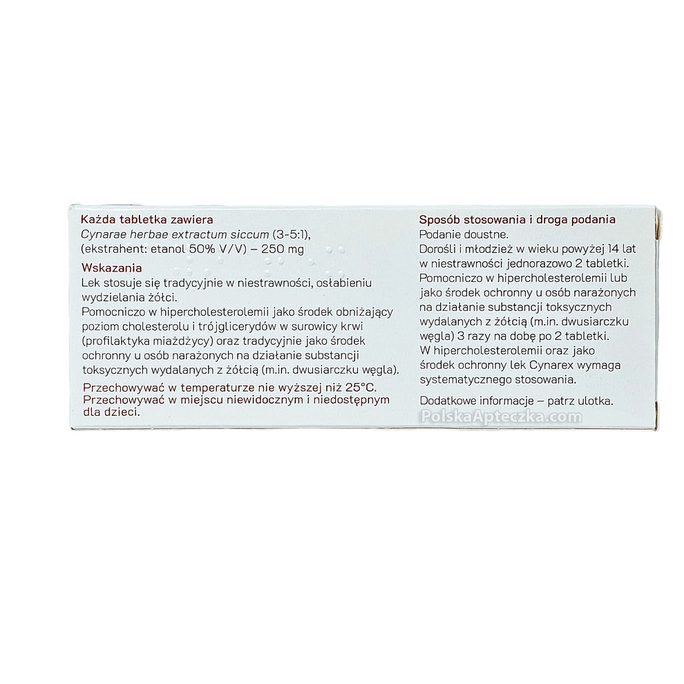 Cynarex 30 tablets – Apteczka