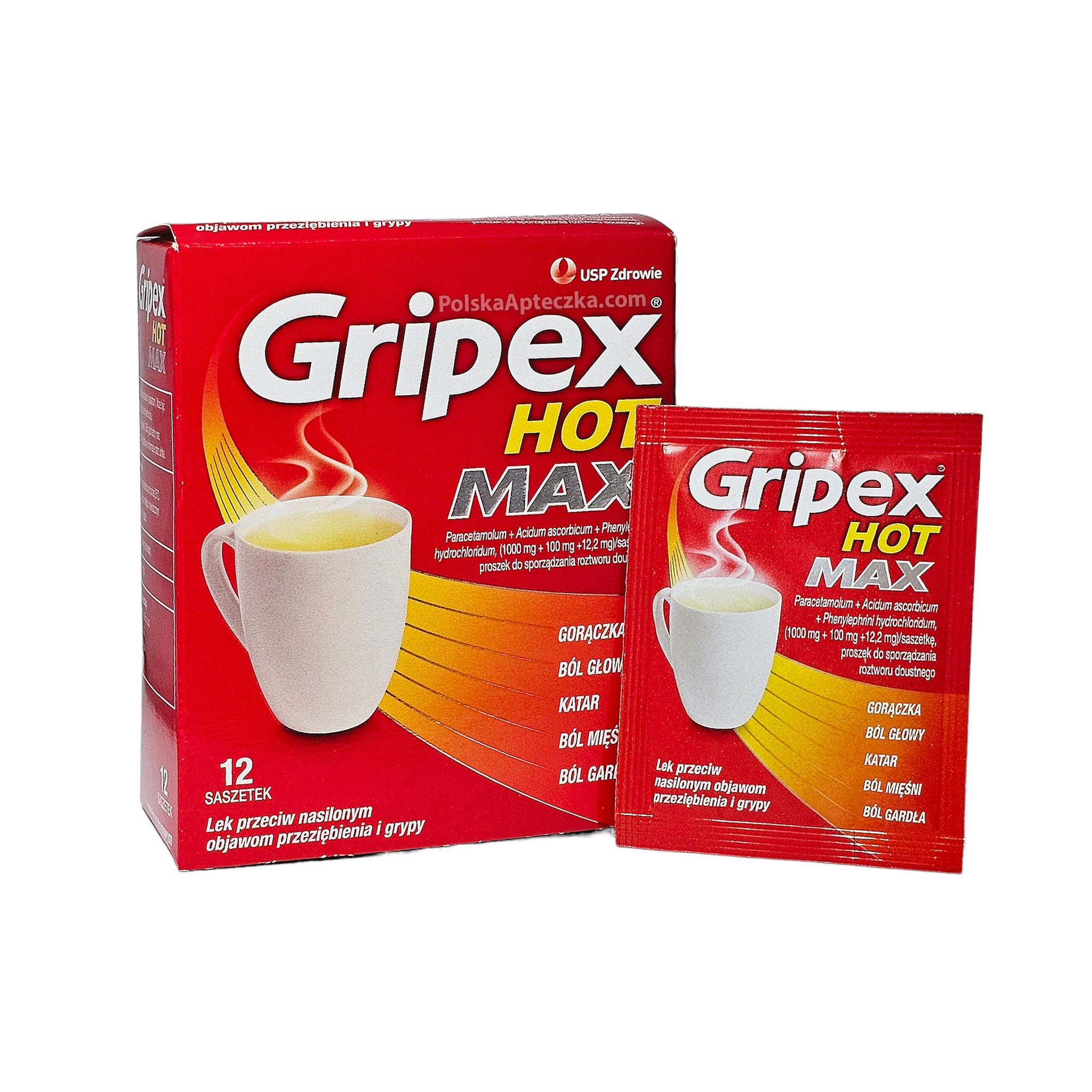 Gripex Hot Max sachetes – Apteczka | Proton Nutrition