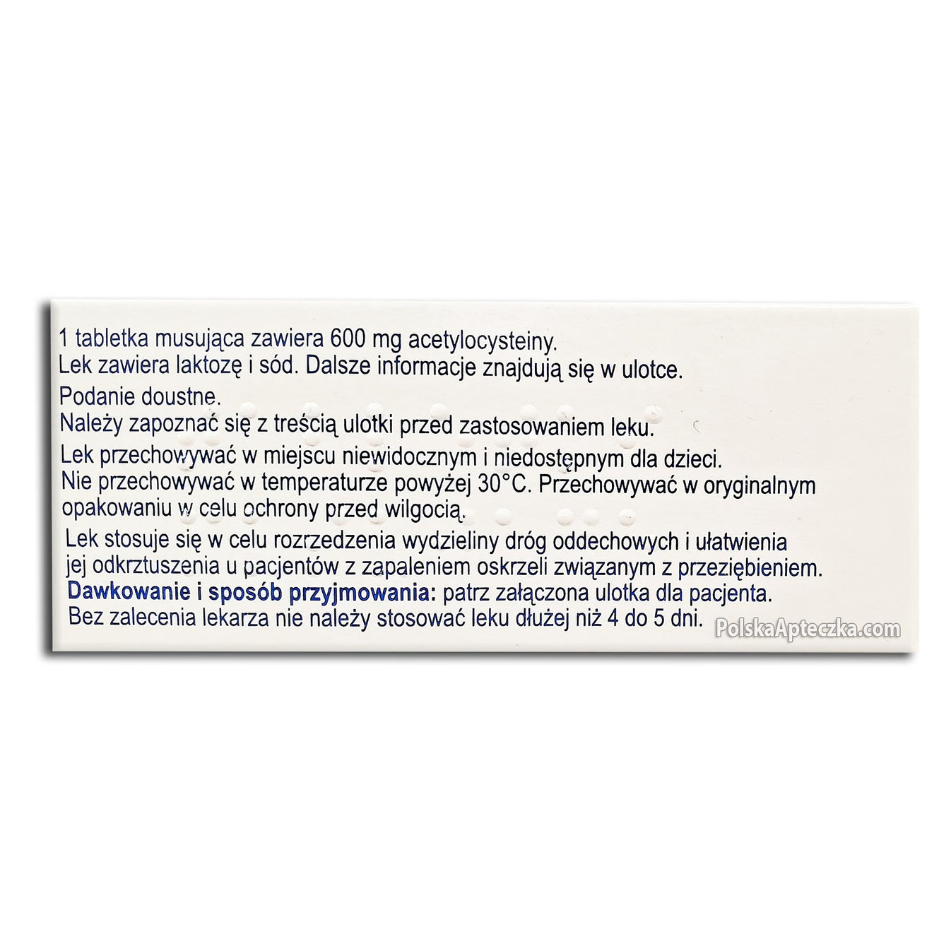 ACC Optima 600 mg 10 effervescent tablets – Apteczka