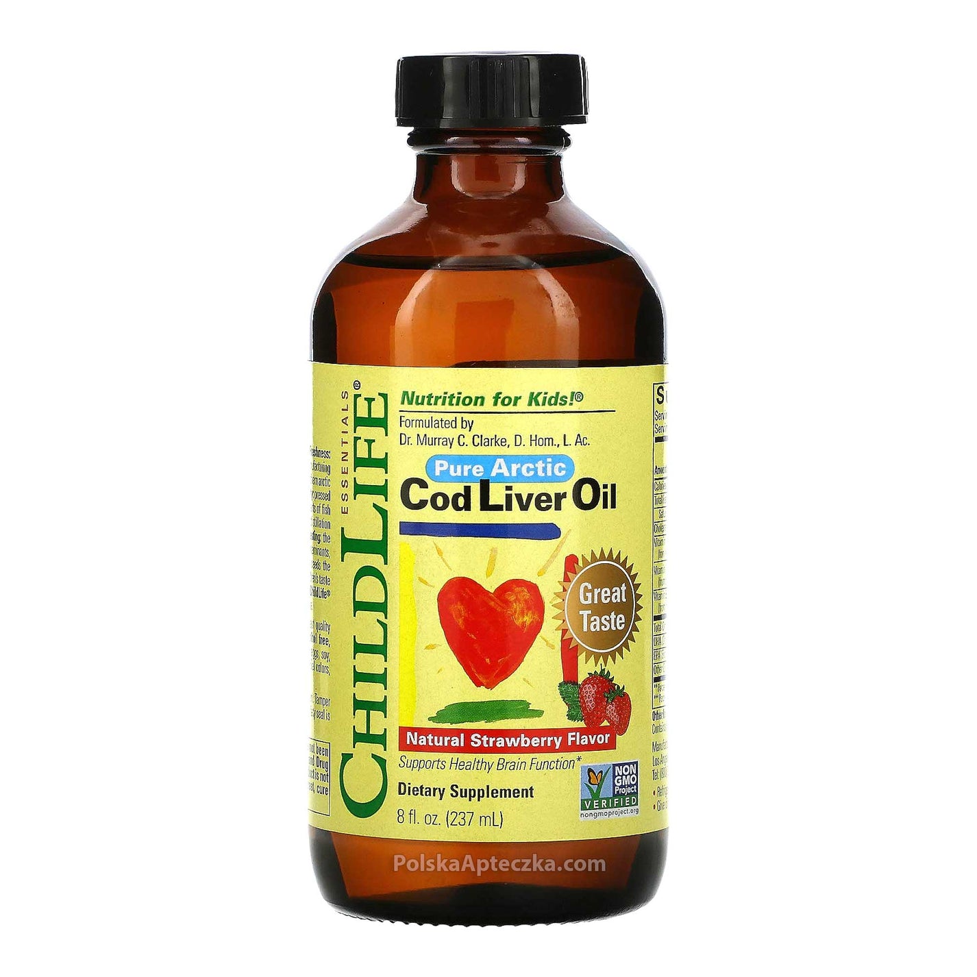 Cod Liver Oil | Tran w płynie 237ml, ChildLife – Apteczka