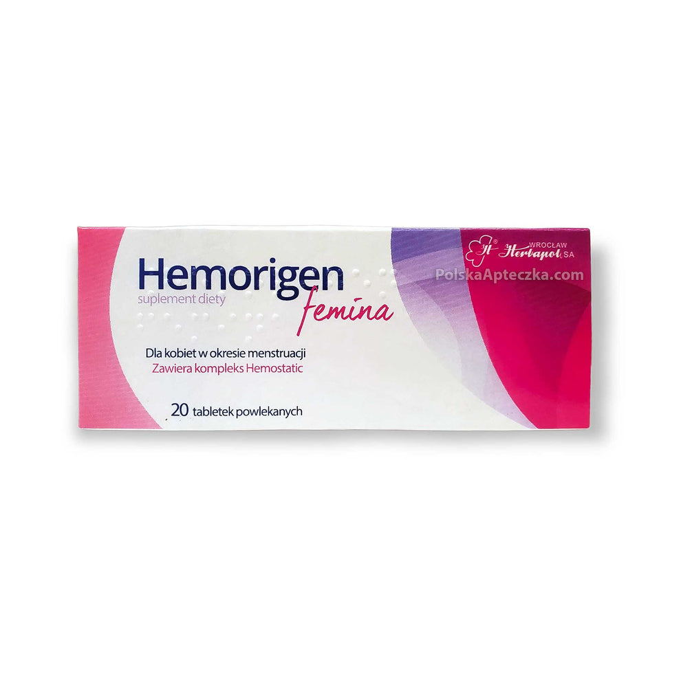 Hemorigen femina 20 tablets – Apteczka